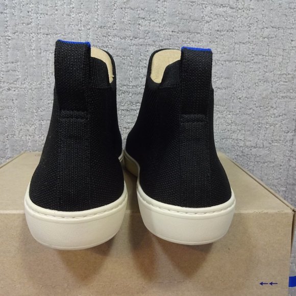 Rothy's | Shoes | Rothys The Chelsea Black Fabric High Top Sneaker ...